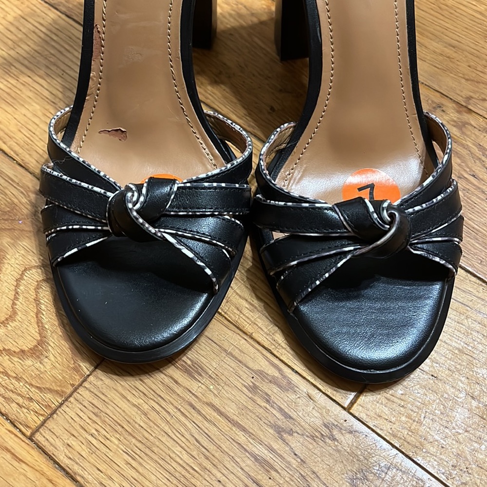 Coach | Kiki Block Heel Sandals Genuine Leather And S… - Gem